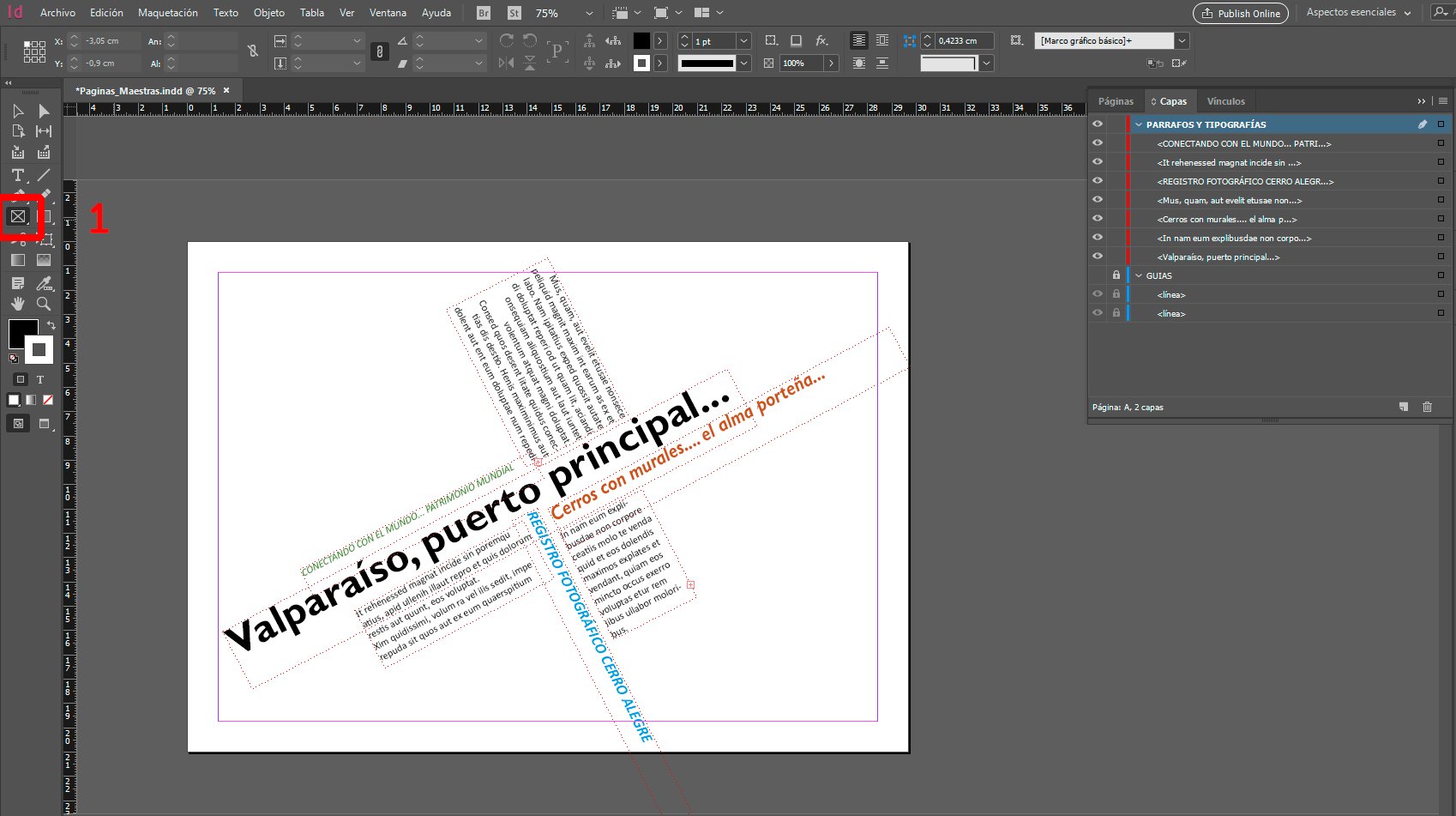 Creación de Composición con Párrafos en Adobe InDesign – Profe Visual