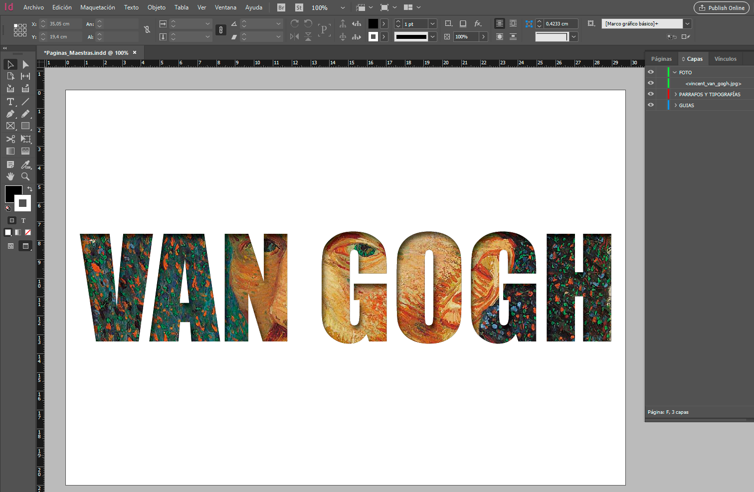 Creación de Efectos Tipográficos en Adobe InDesign – Profe Visual